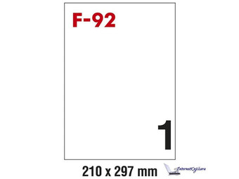 Etikete ILK 210x297mm Pk100L Fornax BELE