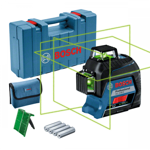 Linijski laser sa zelenim zrakom Bosch GLL 3-80 G