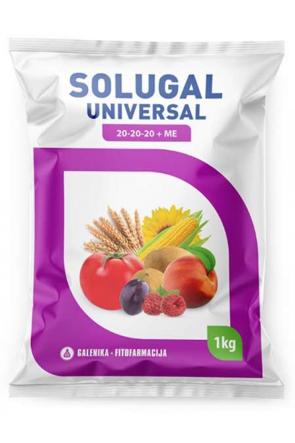 SOLUGAL UNIVERSAL 20-20-20 1Kg
Šifra: 527  JM: KG