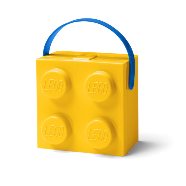 LEGO kutija za užinu sa ručkom: Žuta