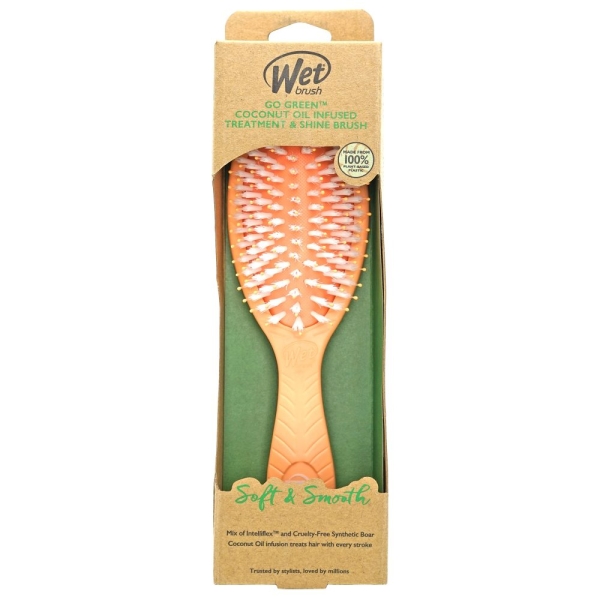 WET BRUSH Go Green™ Treatment And Shine Coconut Oil Četka – Oval