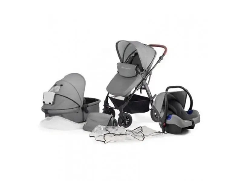 KINDERKRAFT DEČIJA KOLICA MOOV 3U1 GREY