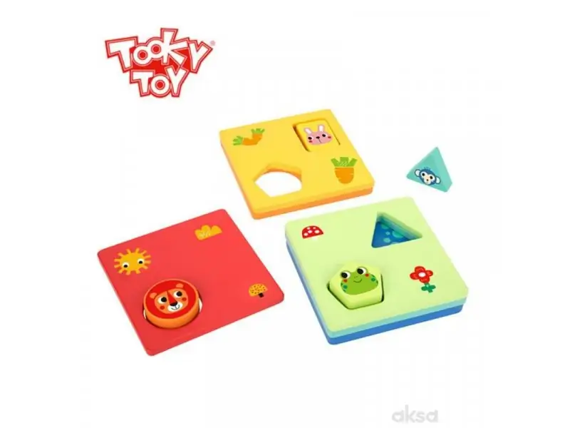 TOOKY TOY LOGIČKA IGRA SLOŽI OBLIKE