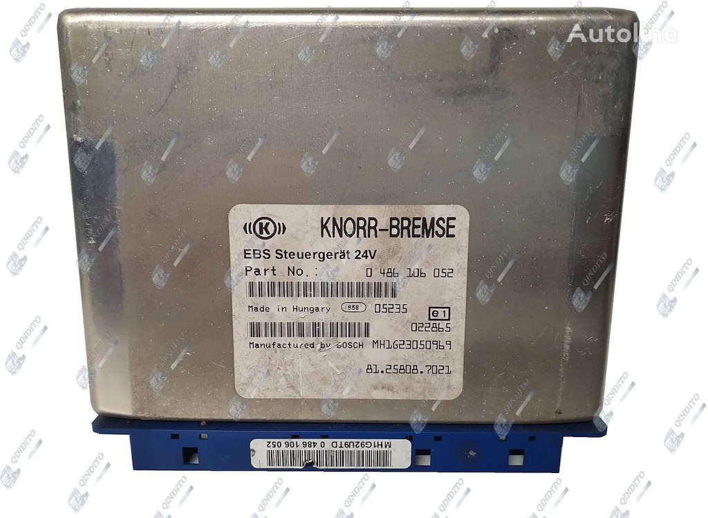 Knorr-Bremse 81258087021 EBS modulator za MAN TGX TGS TGA tegljača
