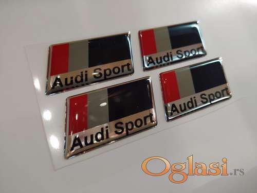 Audi zastave stiker decal