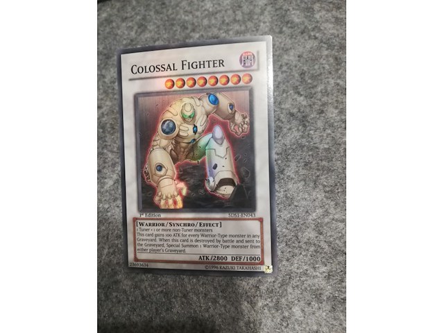 Yu-GI-OH!- Colossal Fighter (Super rare)