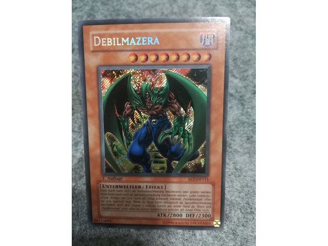 Yu-GI-OH!- Debilmazera (Secret rare)