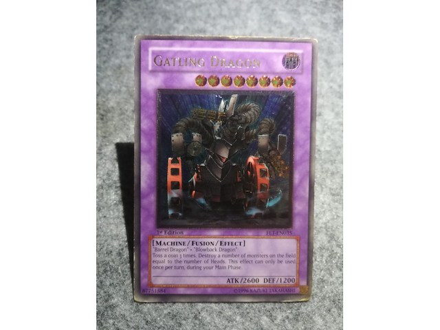 Yu-GI-OH!- Gatling Dragon (Ultimate rare)