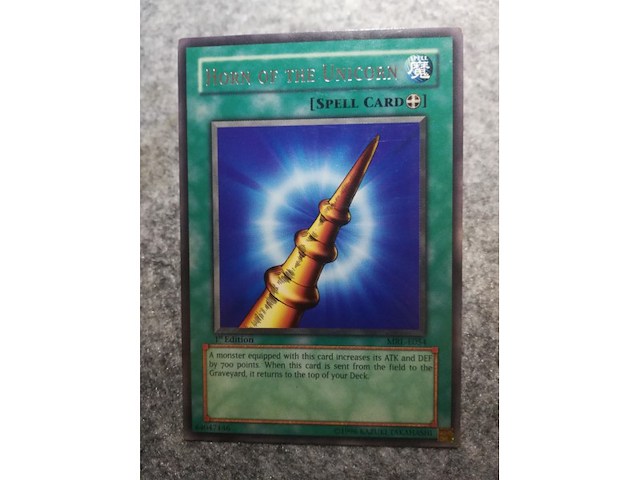 Yu-GI-OH!- Horn of the Unicorn (Rare)