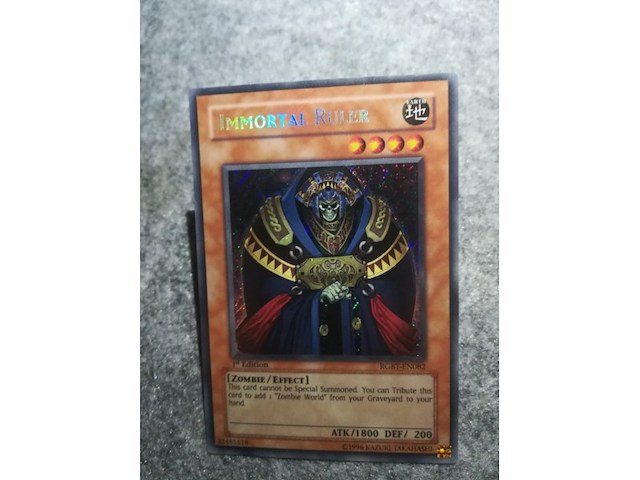 Yu-GI-OH!- Immortal Ruler (Secret rare)