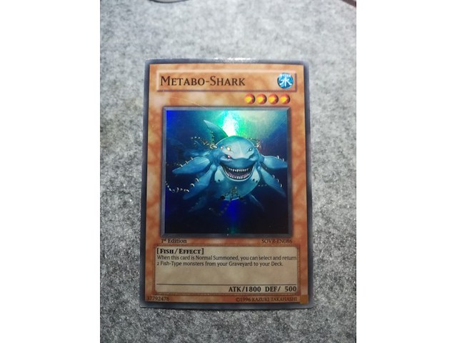 Yu-GI-OH!- Metabo-Shark (Super rare)