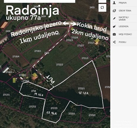 Zemljiste u Radoinji-Zlatar,pogodno za turizam