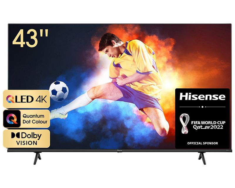 HISENSE 43" 43E7HQ Smart QLED 4K Ultra HD LCD TV