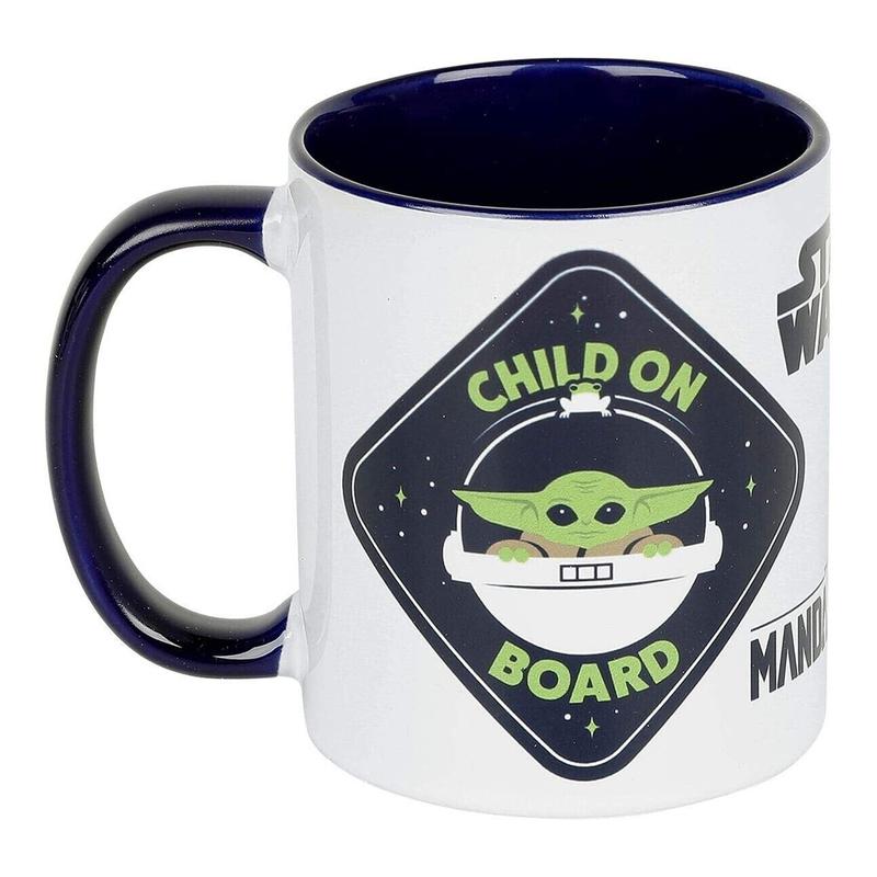 Pyramid International Star Wars: The Mandalorian (Child On Board) Blue Inner C Mug