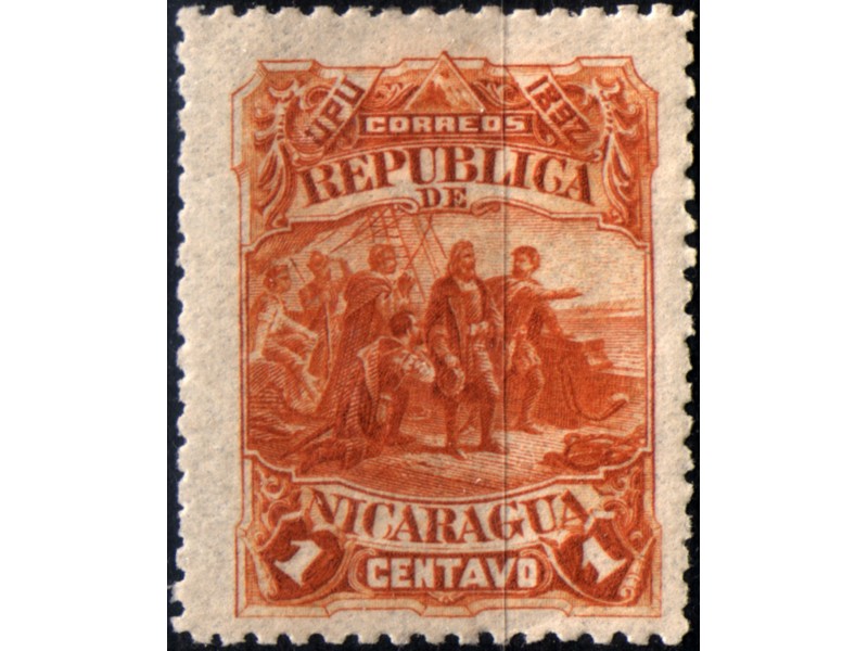 kt564s 01.jan1892 Nicaragua Mi40 (*)1/10