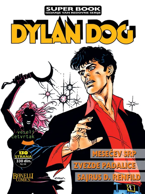 Veseli Četvrtak DYLAN DOG SUPER BOOK 35 - MESEČEV SRP - ZVEZDE PADALICE - SAJRUS D. RENFILD