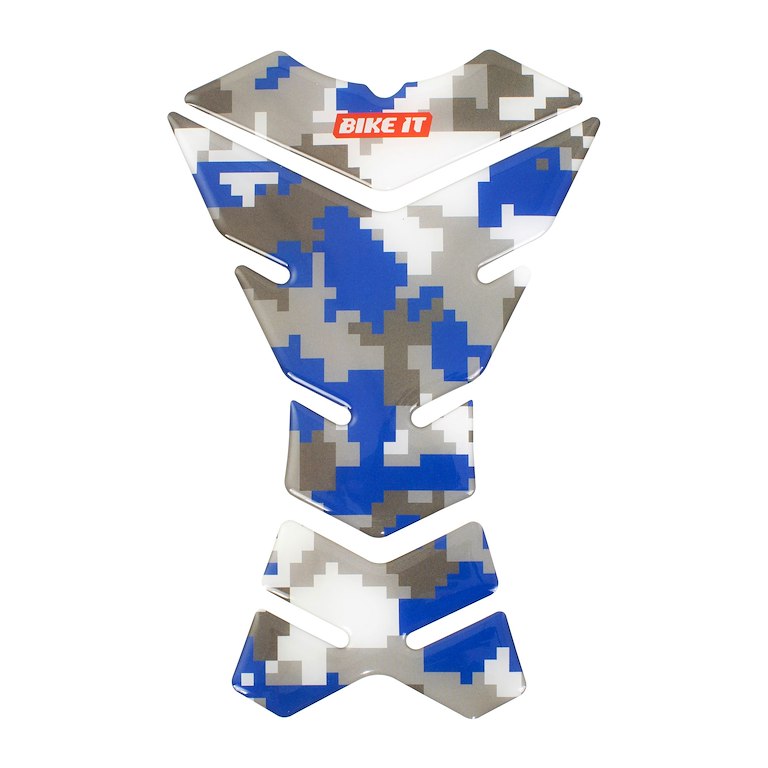 Bike IT Tank Pad Camo Blue