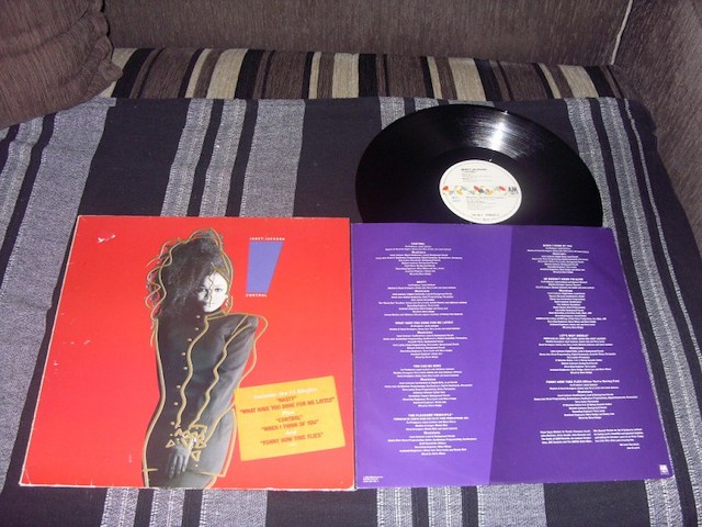 Janet Jackson ‎– Control LP A&;;M Germany 1986. Vg/ex