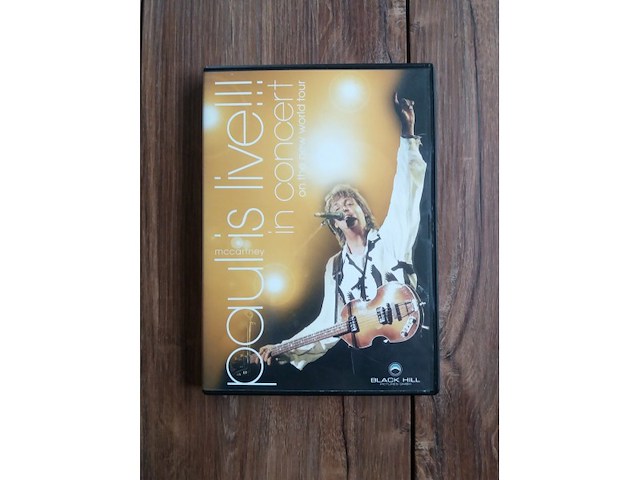 Paul McCartney ‎– Paul Is Live - In Concert DVD