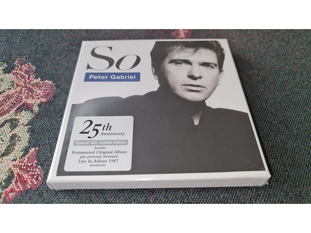 Peter Gabriel - So 3CDa 25th anniversary , U CELOFANU