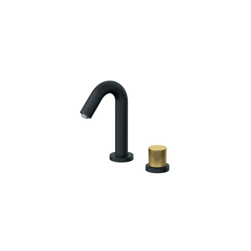 Baterija za lavabo jednoručna Rosan Black & Gold 230401BG