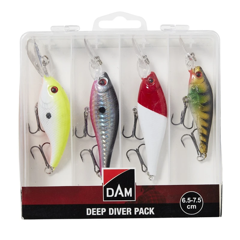 DAM Deep Diver set sa kutijom 6.5-7.5cm