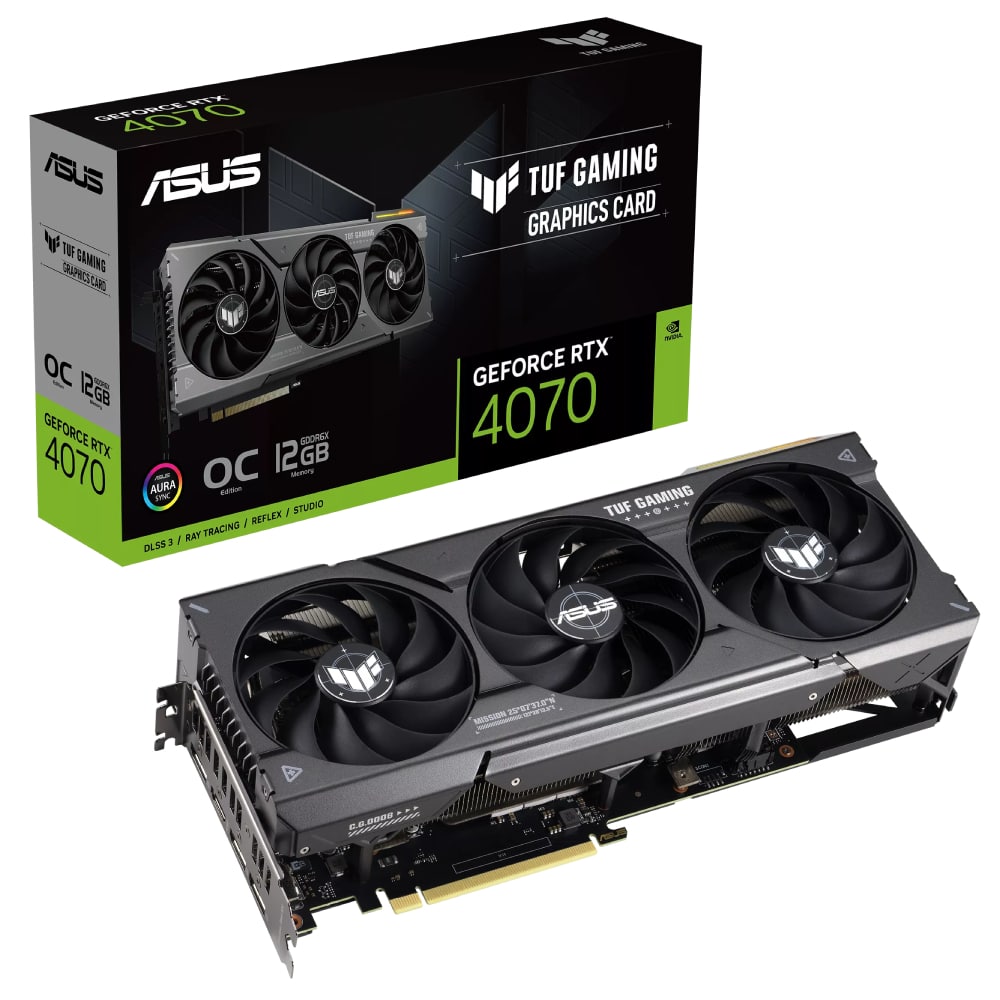 ASUS TUF Gaming nVidia GeForce RTX 4070 12GB GDDR6X OC Edition TUF-RTX4070-O12G-GAMING Grafička karta