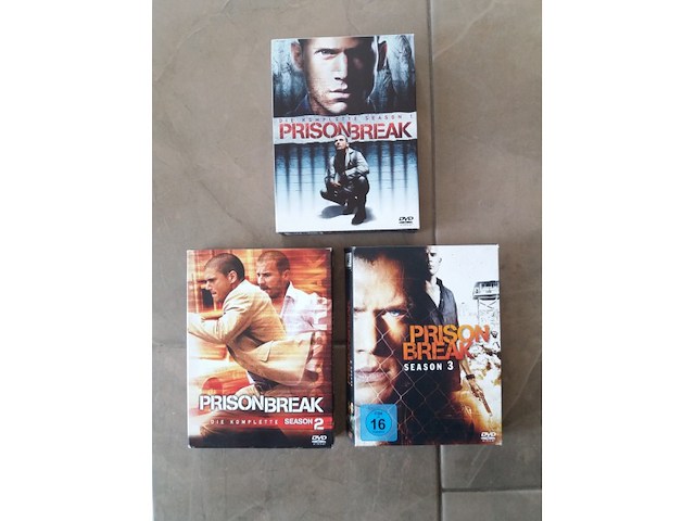 Prison Break - Kompletne Sezone 1,2,3 16DVD