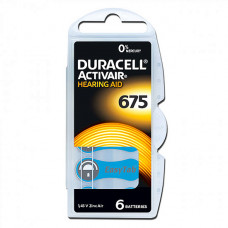 Baterija Duracell ZA675 za slušne aparate