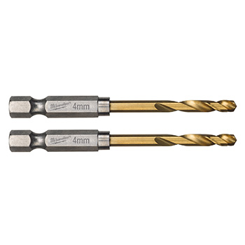 Milwaukee udarna burgija za metal HSS-G TiN HEX 1/4" 4mm 2/1 48894708