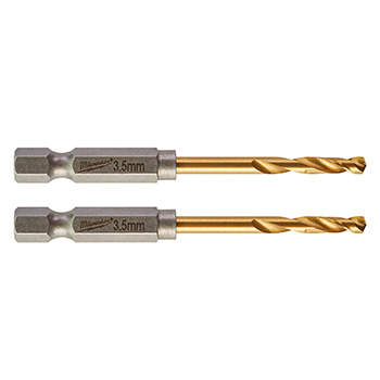 Milwaukee udarna burgija za metal HSS-G TiN HEX 1/4" 3,5mm 2/1 48894707