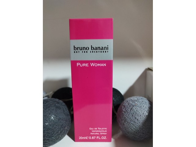 Bruno Banani Pure Woman ženski parfem 20 ml