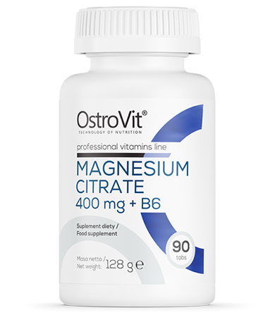 Magnesium Citrate 400 + B6 Professional Vitamins Line - 90 tableta