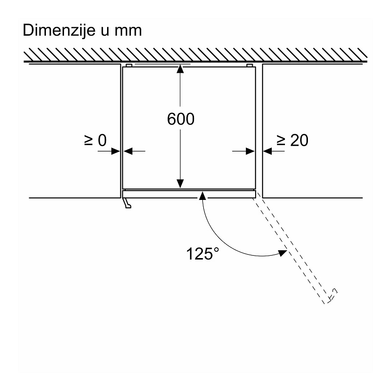 Bosch kombinovani frižider KGN49VXDT