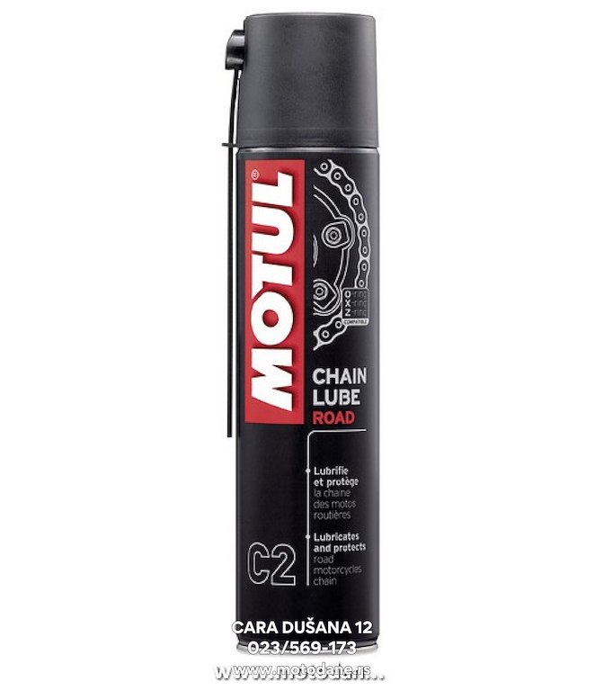 Sprej za podmazivanje lanca Motul Chain lube road 400ml