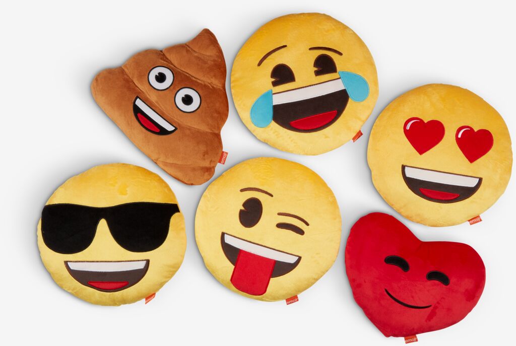 Ukrasni jastuk EMOJI Ø35 razni