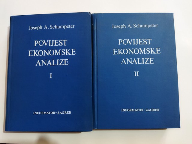 Povijest ekonomske analize 1-2, Joseph A. Schumpeter