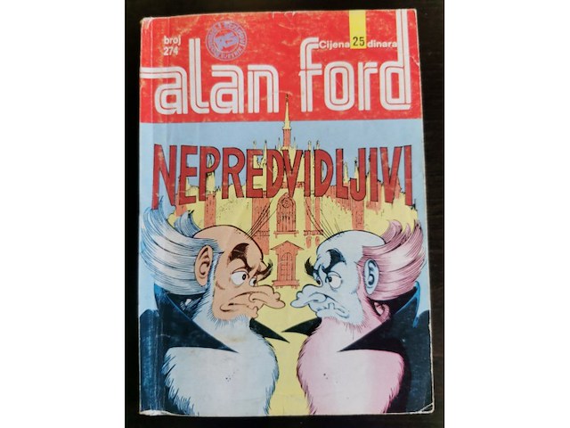 Alan Ford Vjesnik AF 274 - NEPREDVIDLJIVI