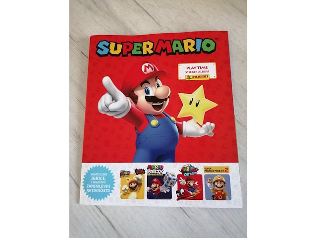 Album za sličice - Super Mario - Prazan