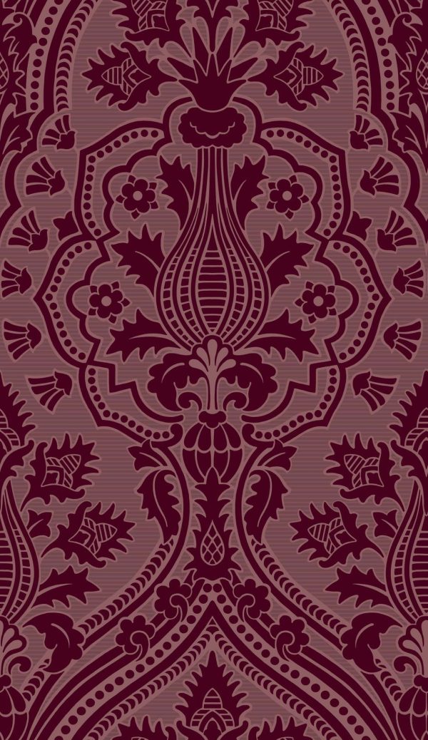Pugin Palace Flock Wallpaper 116/9034 by Cole & Son