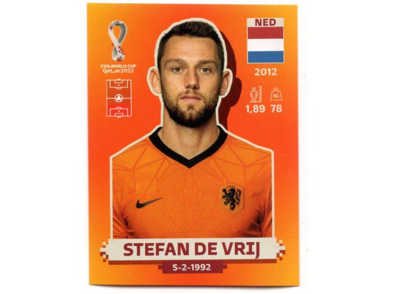 NED.6 - STEFAN DE VRIJ - PANINI FWC Qatar 2022