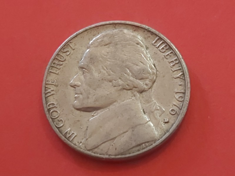 USA - five cents 1976 god d