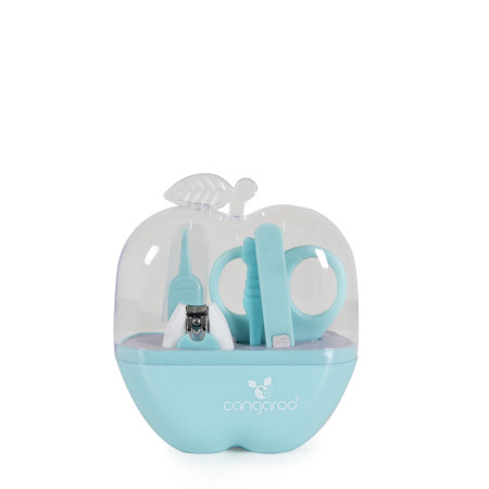 Cangaroo higijenski set za negu apple blue–makazice, turpija, noktarica ( CAN9739 )