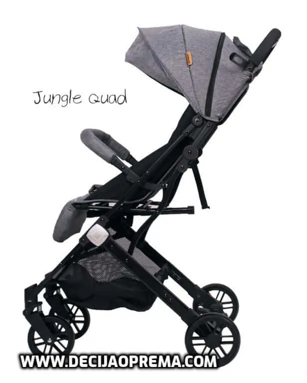 Kolica za bebe Jungle Quad Grey