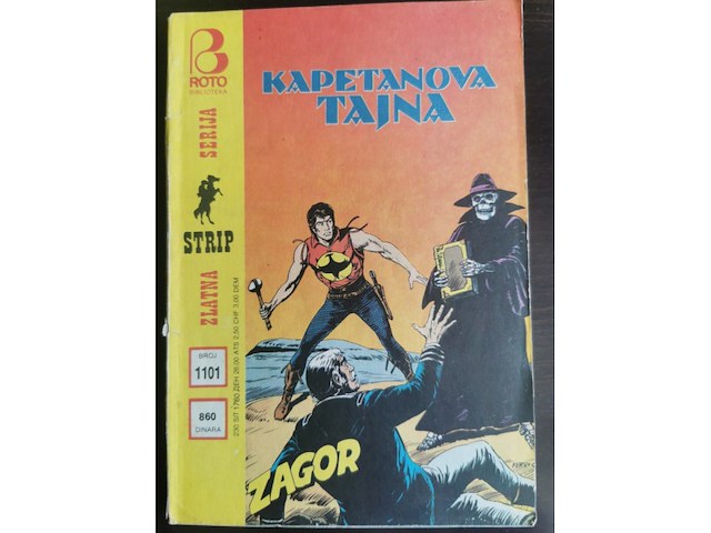 ZLATNA SERIJA ZS 1101 - ZAGOR - KAPETANOVA TAJNA