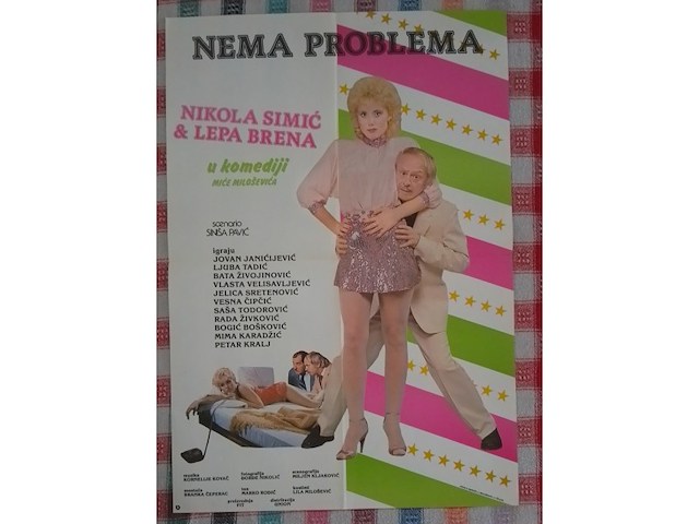 plakat NEMA PROBLEMA (Lepa Brena)