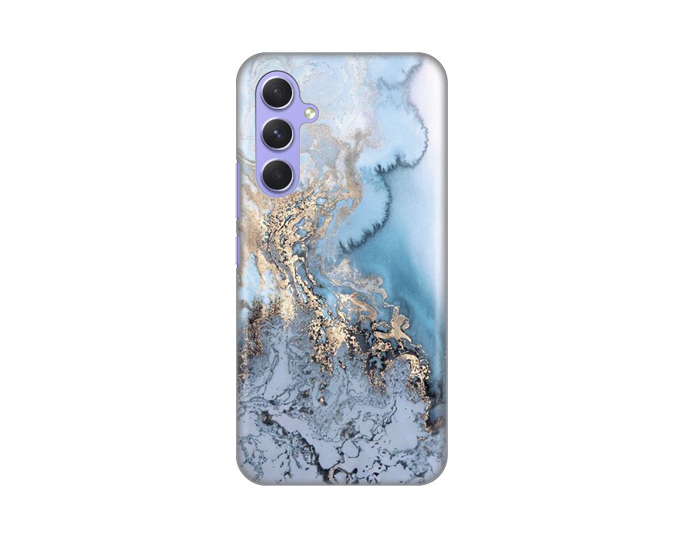 Silikonska futrola PRINT - Samsung A546B Galaxy A54 5G Blue Gold Marble