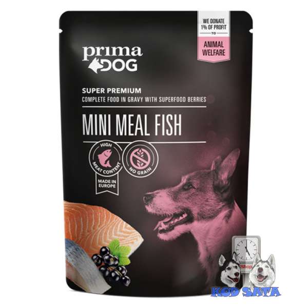 Primadog Mini Obrok Za Pse, Riba 100g