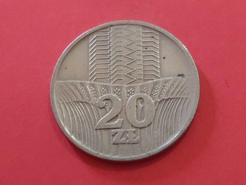 Poljska - 20 zlotych 1974 god