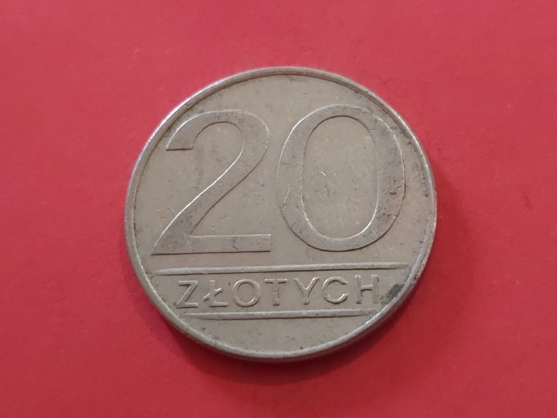 Poljska - 20 zlotych 1986 god